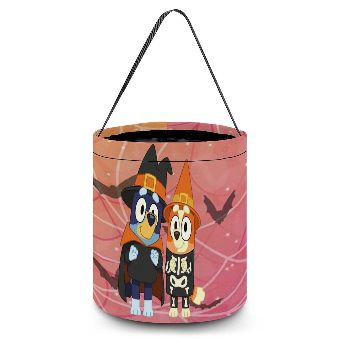 Bluey and Bingo Halloween Candy Bucket - Etsy Australia