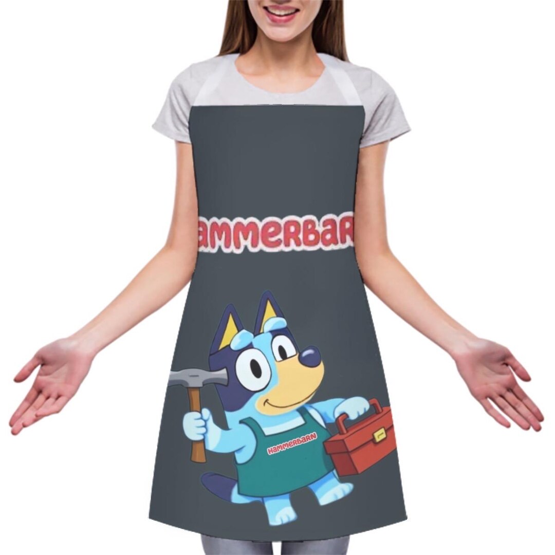 Bluey Themed Hammerbarn Apron - Etsy