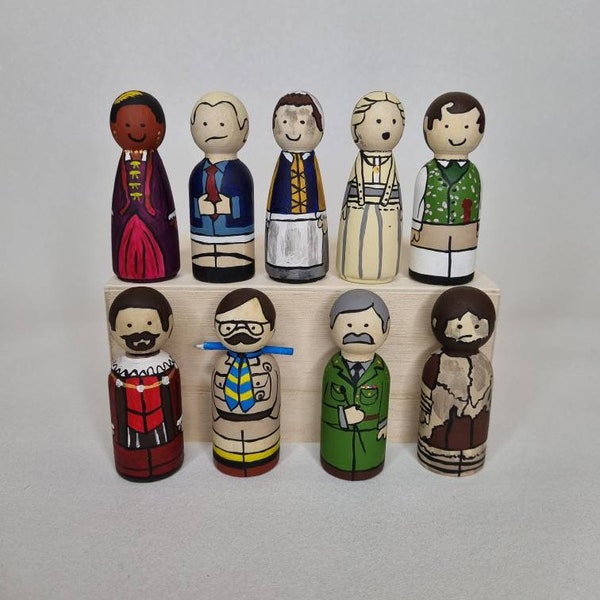 Lady Button Ghosts - Etsy