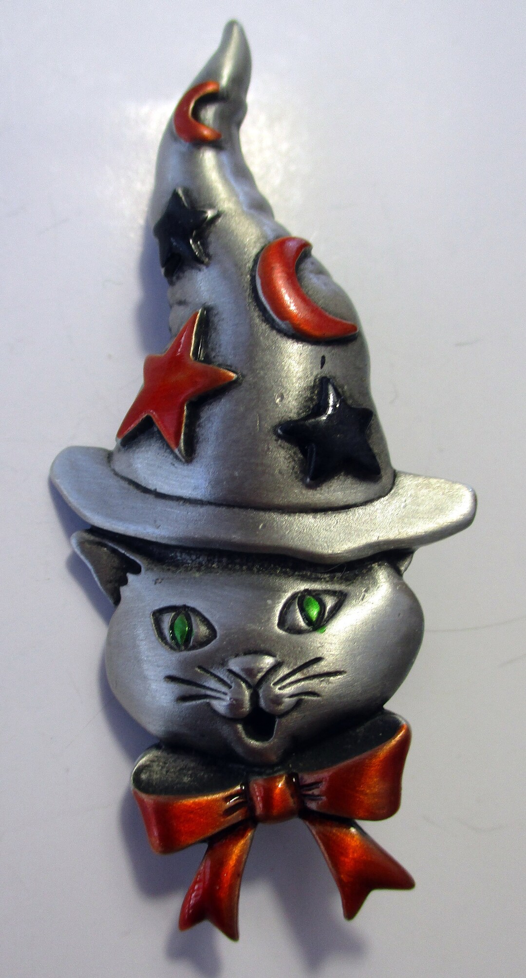 Vintage JJ Halloween Cat Pin – Usa-made Witch Hat Collectible - Etsy
