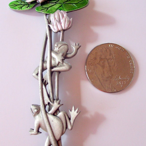 Lily Pad Brooch - Etsy