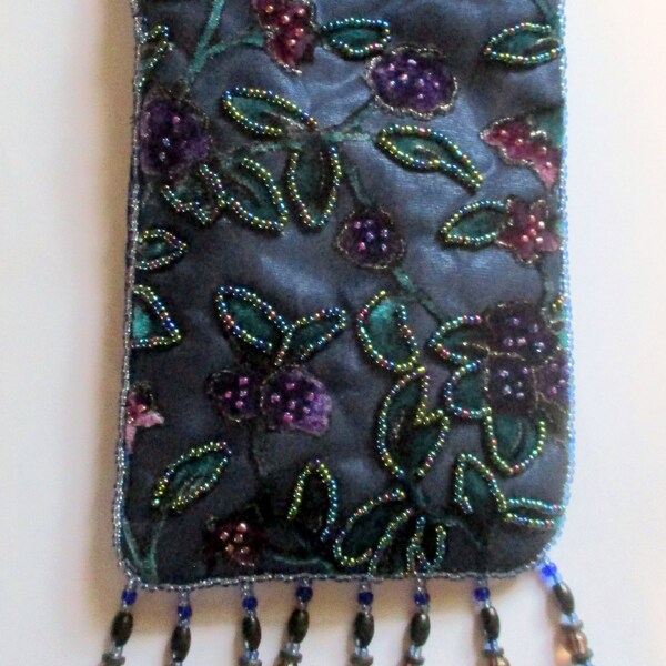 Beaded Velvet Bag - Etsy