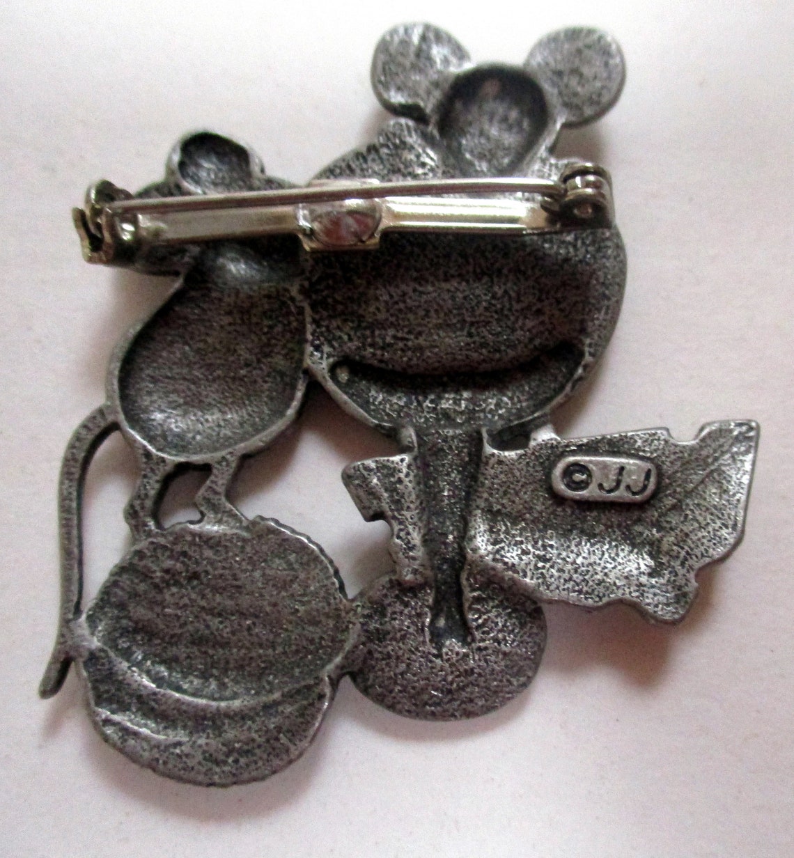 Vintage JJ Pin Mice Drinking a Cocktail Jonette Jewelry | Etsy