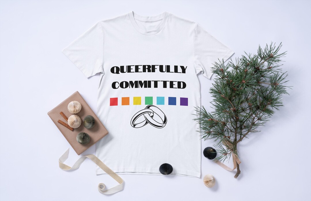 Queerfully Committed SVG – Bold LGBTQ Wedding Shirt Design | Queer ...