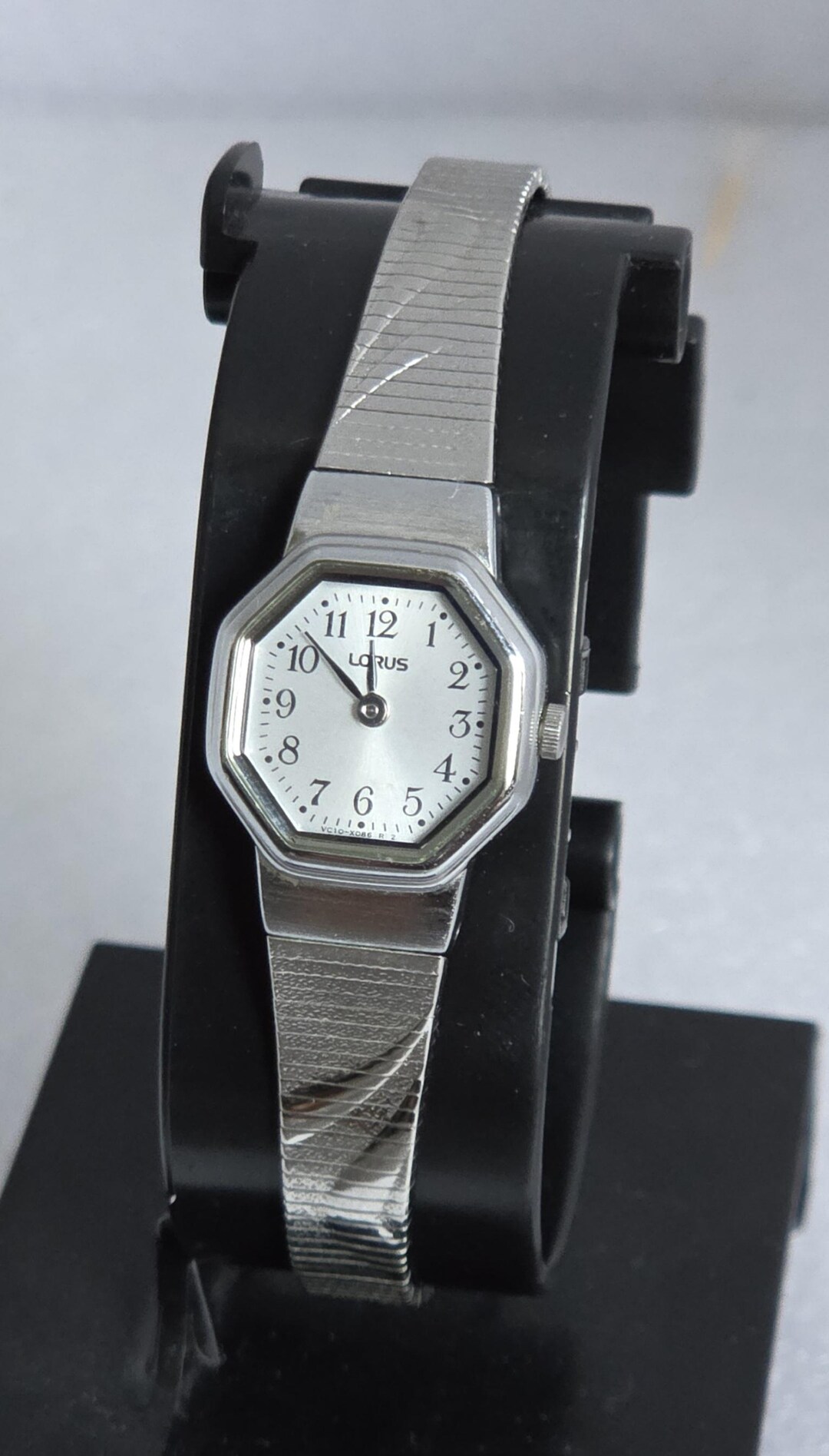 Vintage Lorus Ladies Quartz Watch – Octagon Dial – Silver-tone Bracelet ...