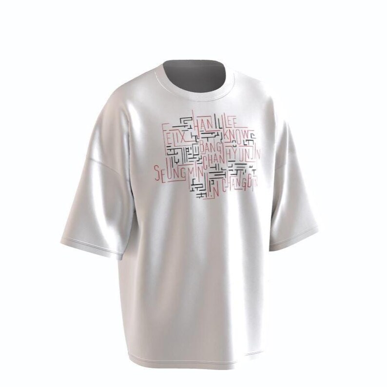 Stray Kids Member Name Typography SVG PNG – Modern Kpop Fanart Digital ...