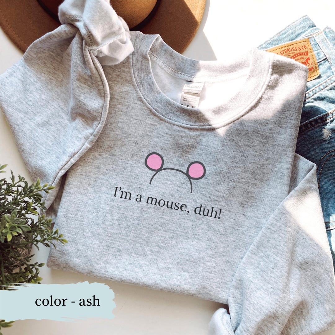 I'm a Mouse, Duh Halloween Costume Sweatshirt - Etsy