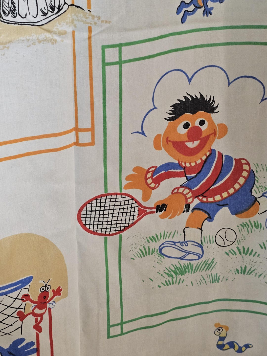 Vintage Pair of Sesame Street Characters Curtains (set of 2 Panels) - Etsy