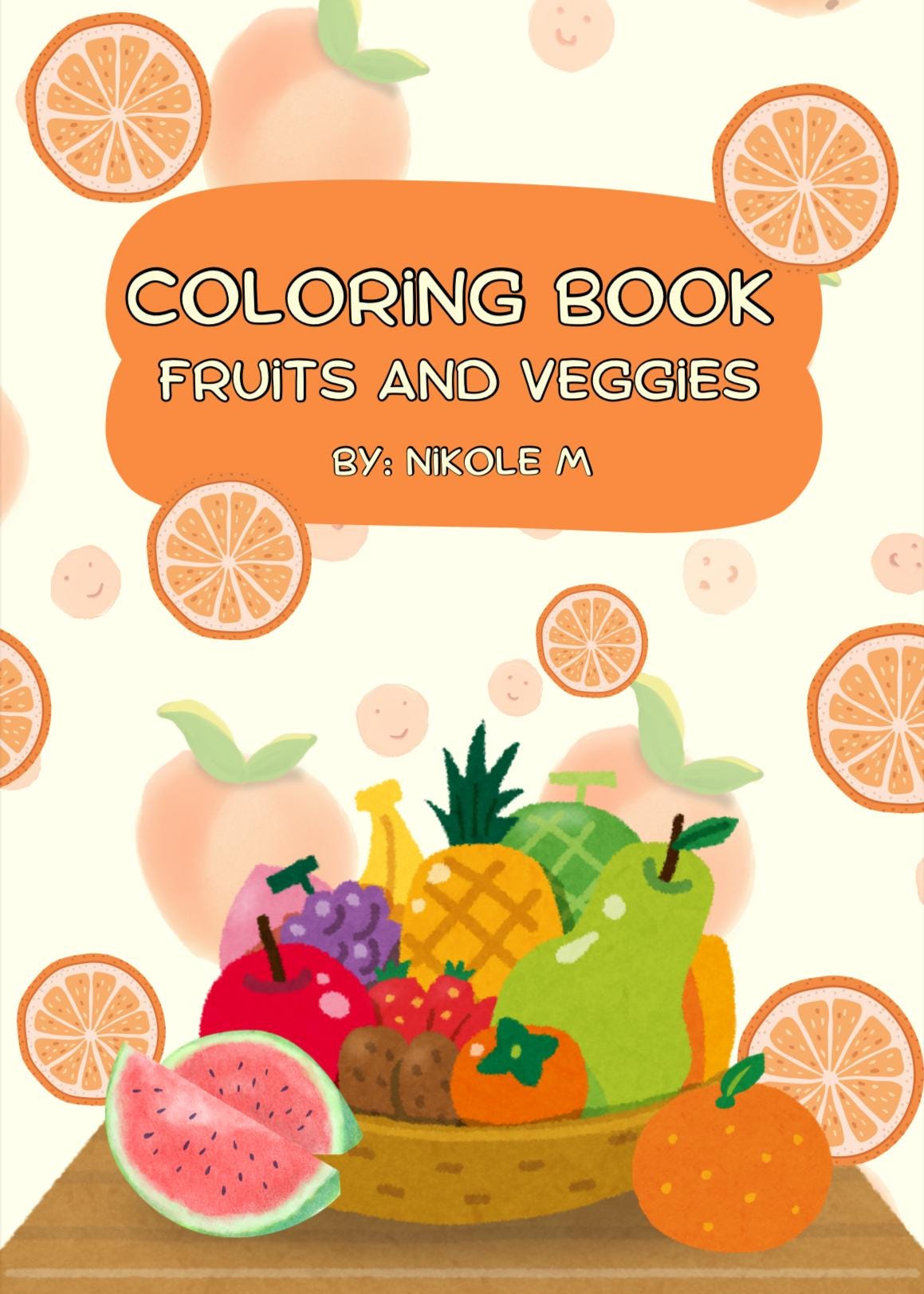 Fruits & Veggies Coloring Pages - Etsy