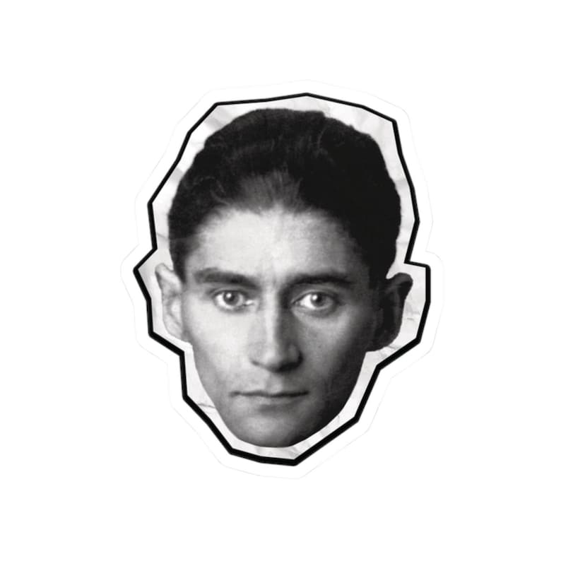Franz Kafka Sticker: Philosopher Decal, Literature Gift - Etsy