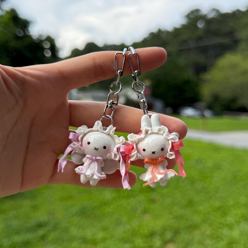 Miffy Clay Polymer Charm - Etsy