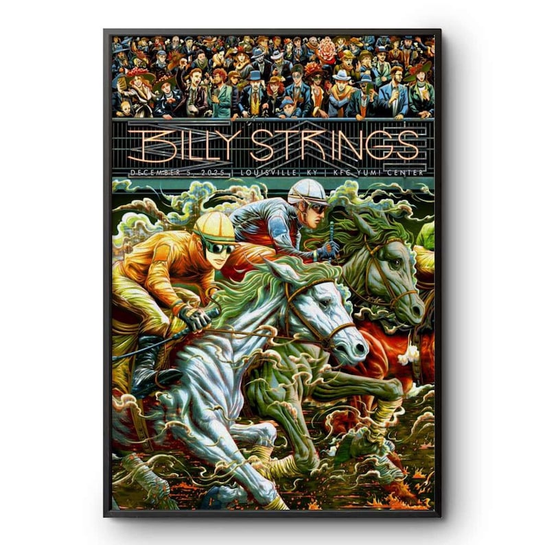 Billy Strings Dec 5-6 2025 Louisville KY Poster - Etsy