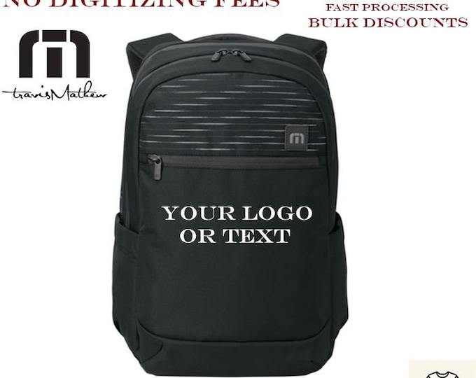 Custom Logo Travismathew Backpack| Personalized Embroidered Backpack ...