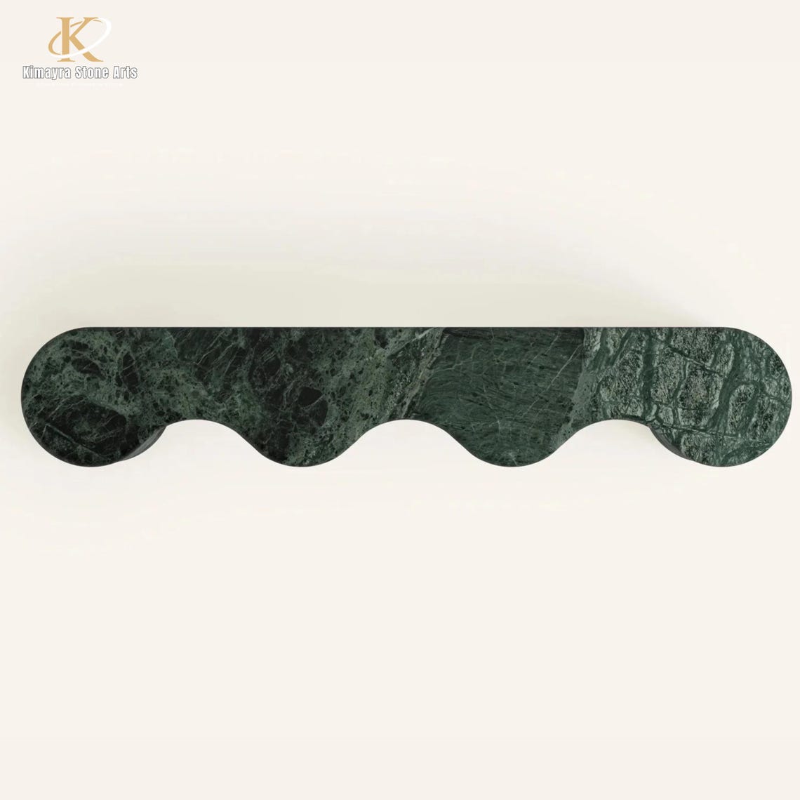 Green Marble Console Table – Bold, Natural Elegance for Modern ...
