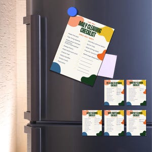 Printable Cleaning Checklist Bundle | Daily, Weekly, Monthly, Quarterly ...