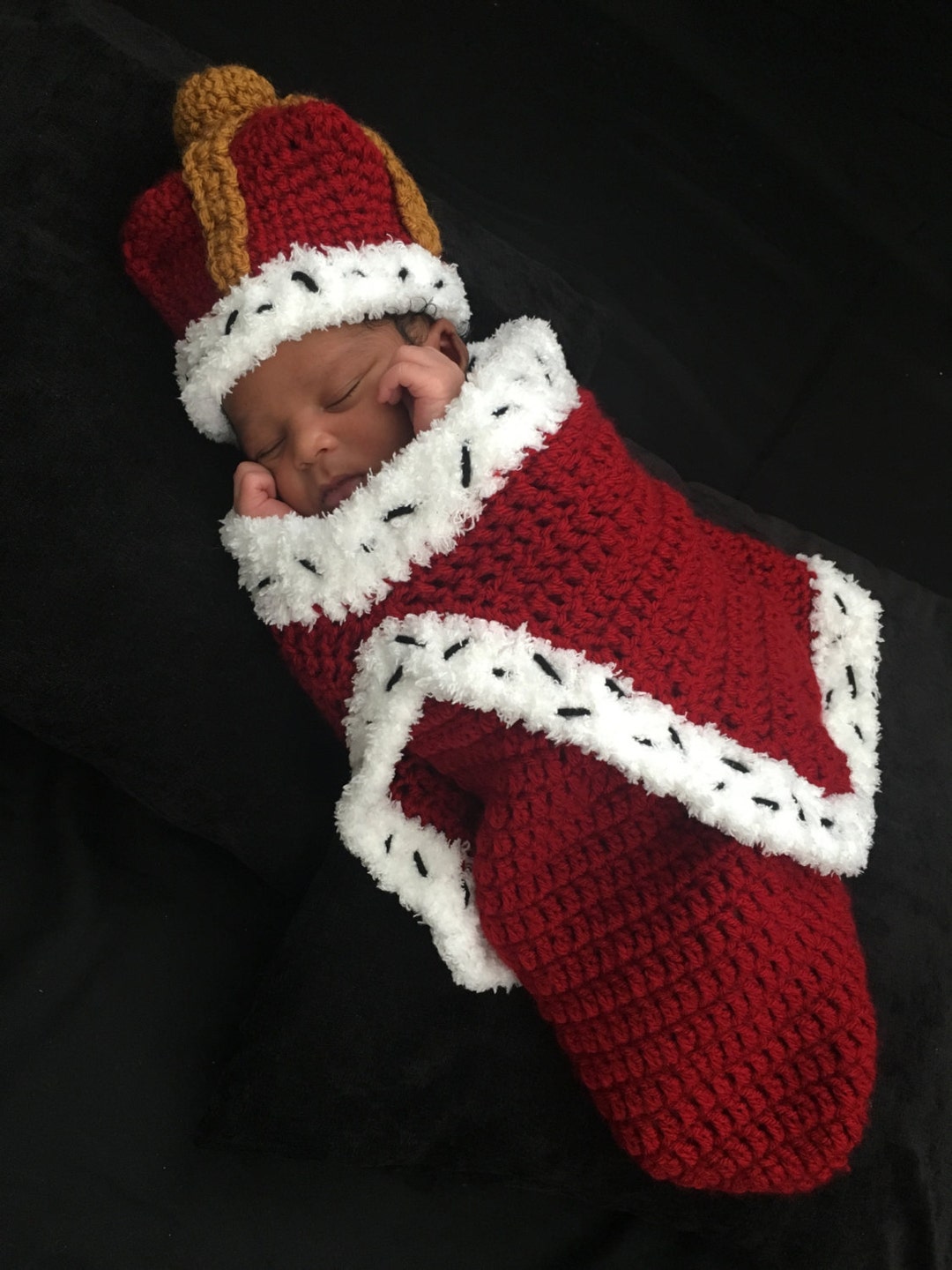 Christmas King or Queen Hat and Robe, Holiday Costume, King, Queen ...