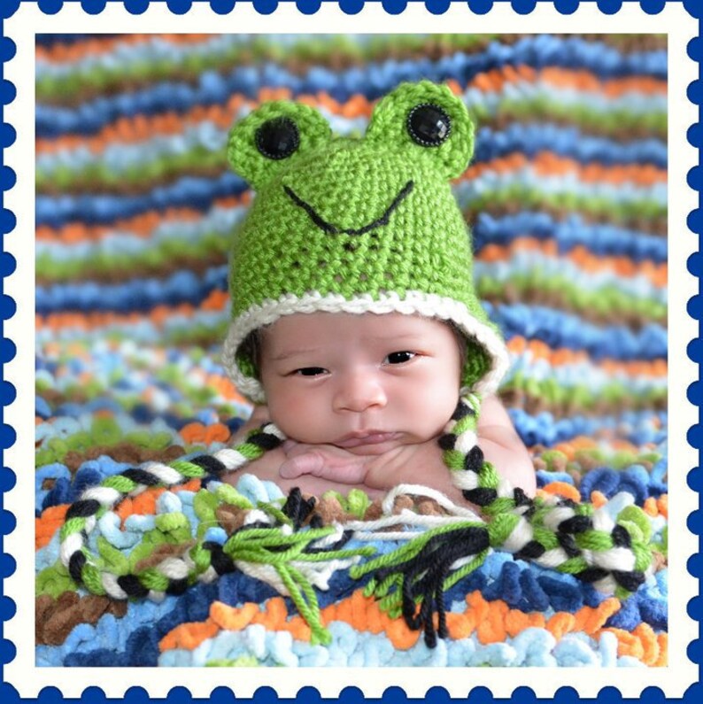 Newborn Crochet Frog Hat - Etsy