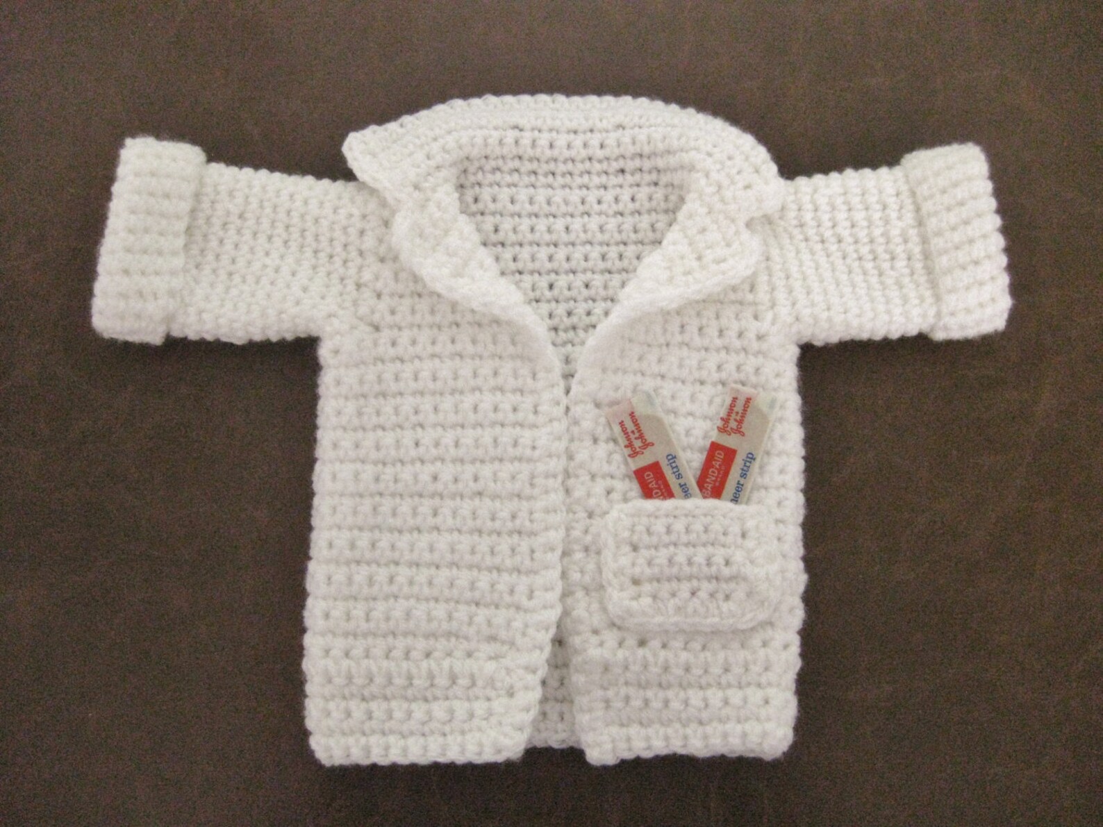 White Lab Coat With Sleeves and a Pocket Medical Professor | Etsy