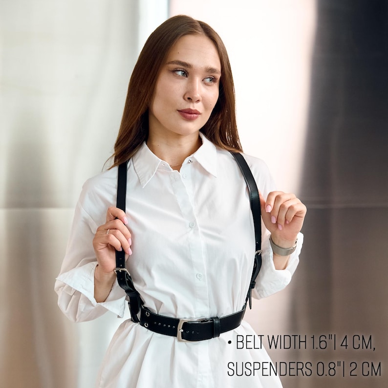 Leather Suspender Harness, Leather Chest Harness, Leather Shoulder ...