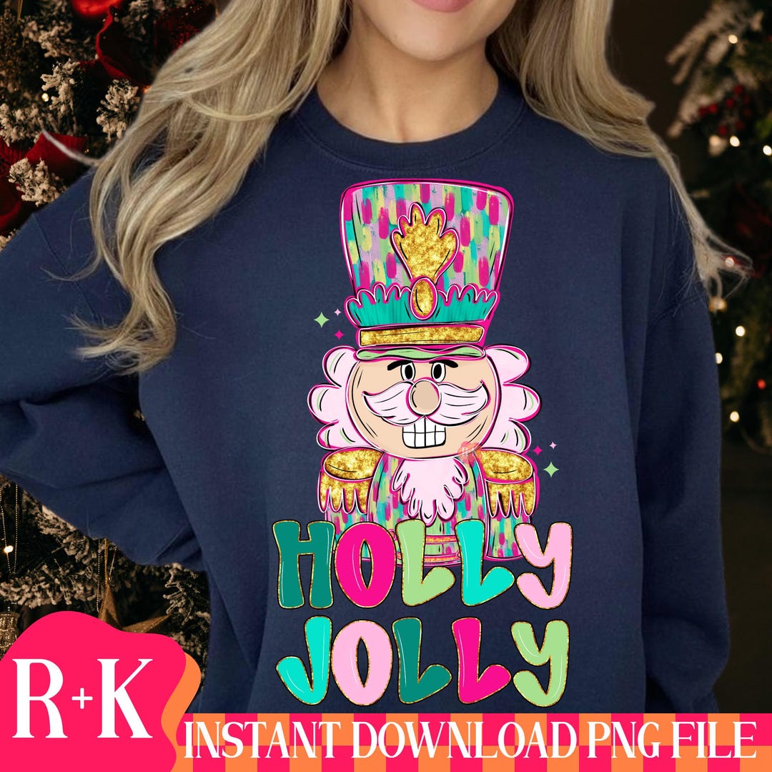 Holly Jolly Nutcracker PNG| Colorful Christmas Nutcracker Clipart ...
