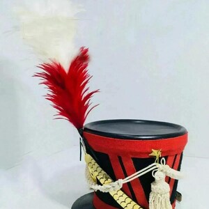 Napoleonic French Shako Hat 100th Regiment Replica, Leather, Brass ...
