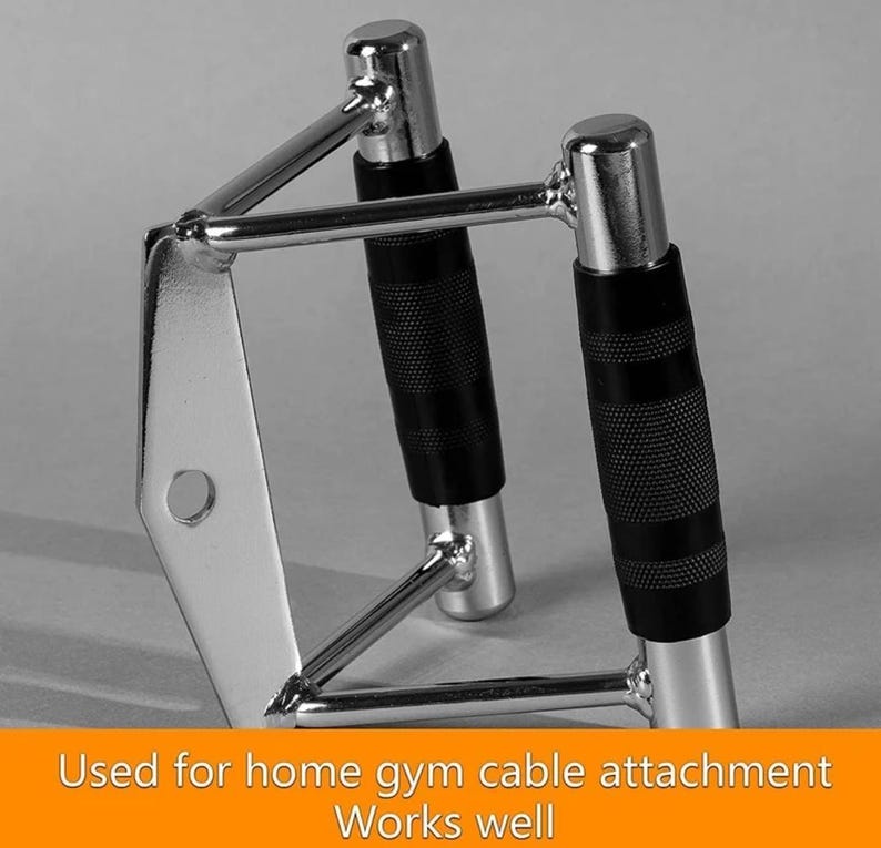 Double D Handle Cable Attachment V-shaped Row Grip for Cable Machines ...