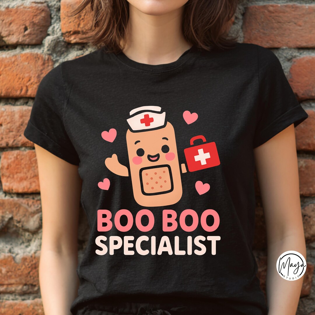 Cute Boo Boo Specialist Nurse Bandage PNG | Kawaii First Aid Clipart ...