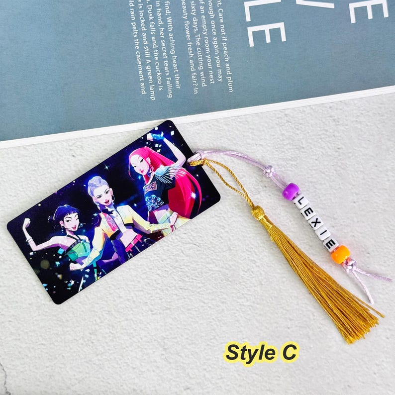 Personalized Kpop Demon Hunters Bookmark,custom Name Bookmark,huntrix ...