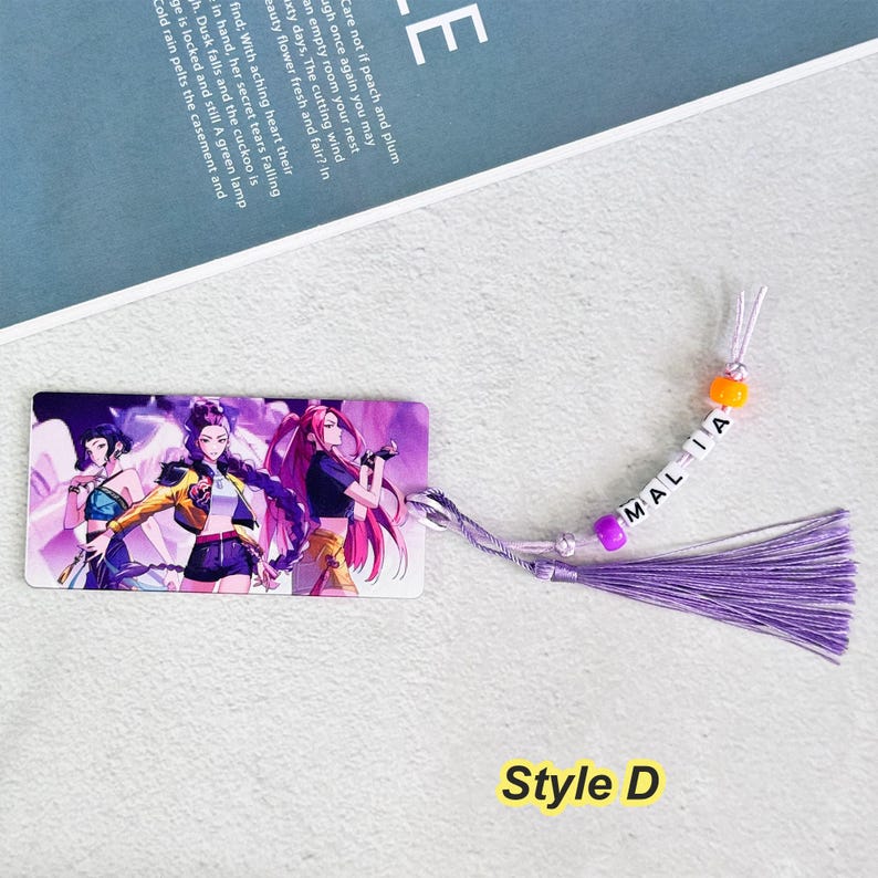 Personalized Kpop Demon Hunters Bookmark,custom Name Bookmark,huntrix ...
