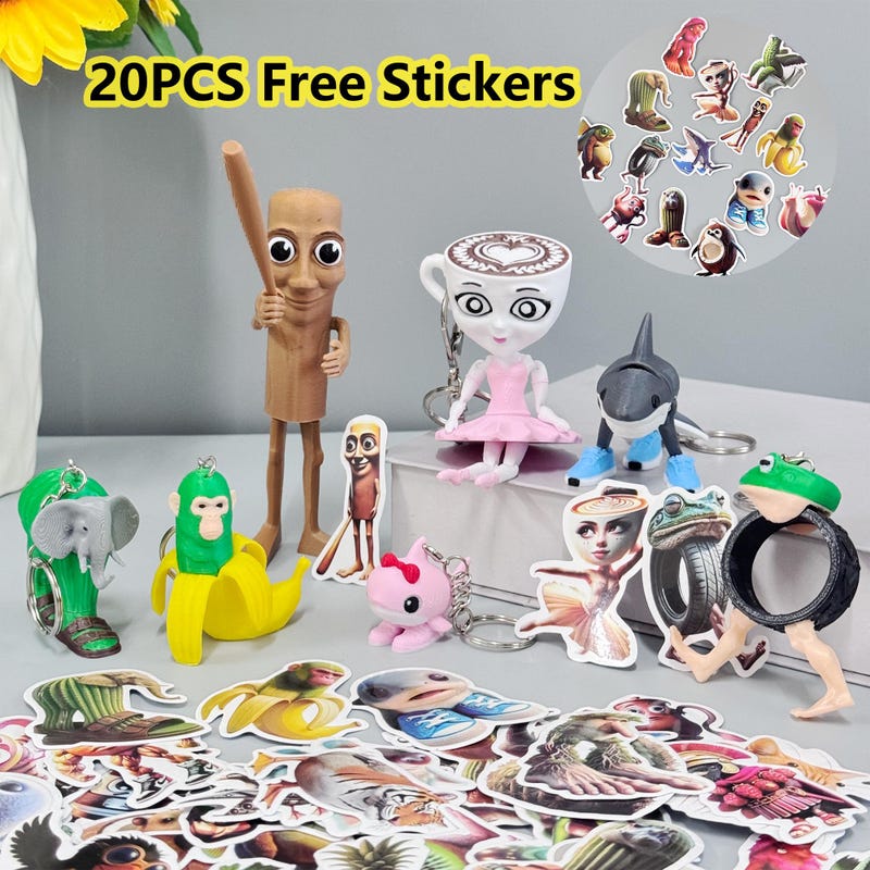 Italian Brainrot Stickers - Etsy