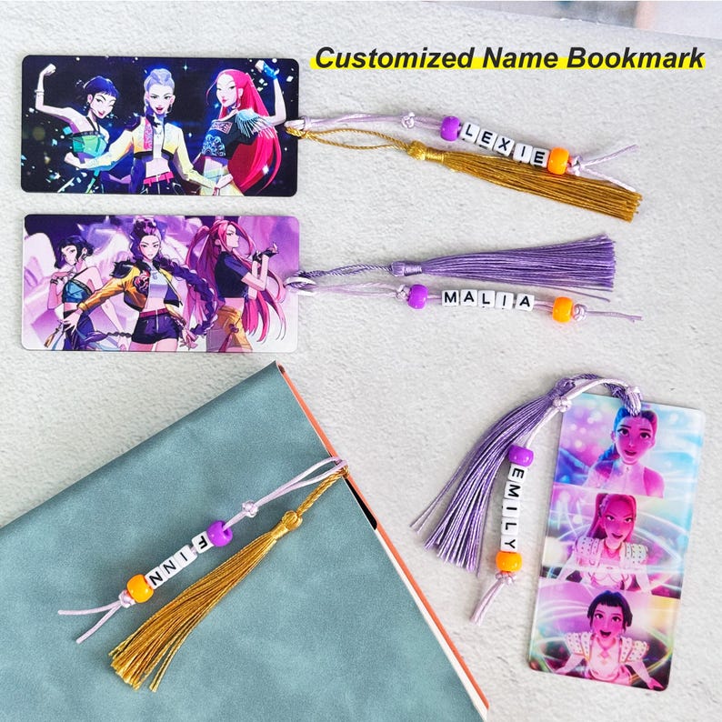 Personalized Kpop Demon Hunters Bookmark,custom Name Bookmark,huntrix ...