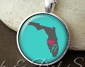 Florida Pendant - Etsy