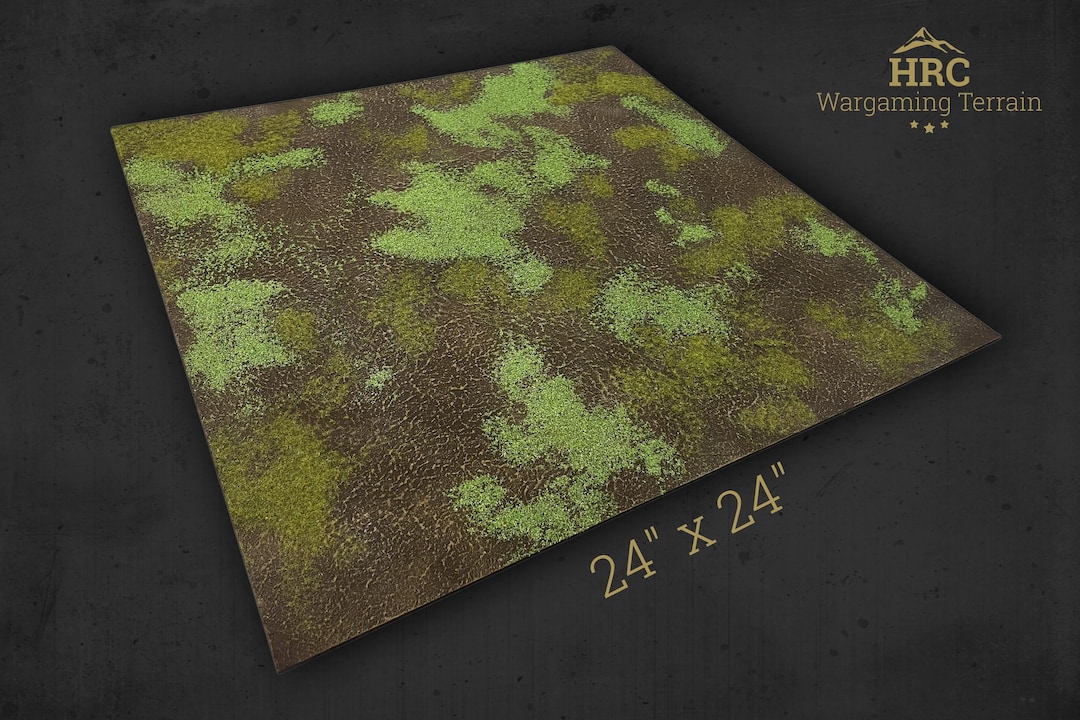 Wargaming Battle Board 24x24 in - Ready to Play 2x2 Ft Wargaming Board ...