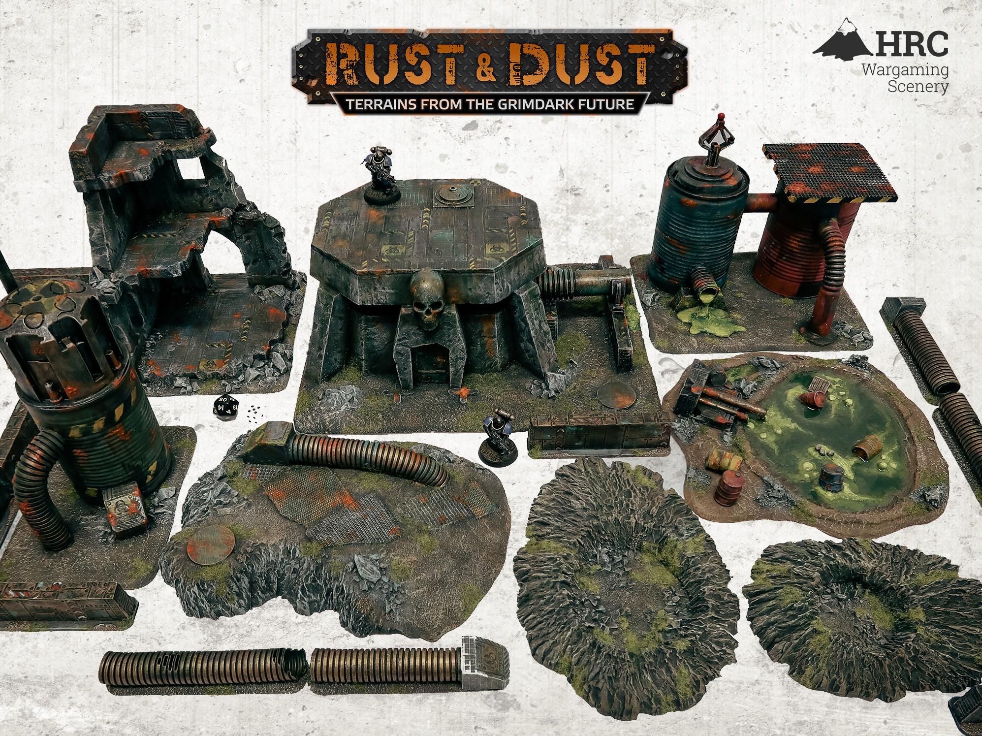 Toxic Tank - Sci-fi, Grimdark - Ready to Play Wargaming Terrain for War ...