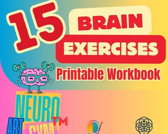 15 Brain Training GAMES Printable Activity (PDF Download 16 Pages) - Etsy