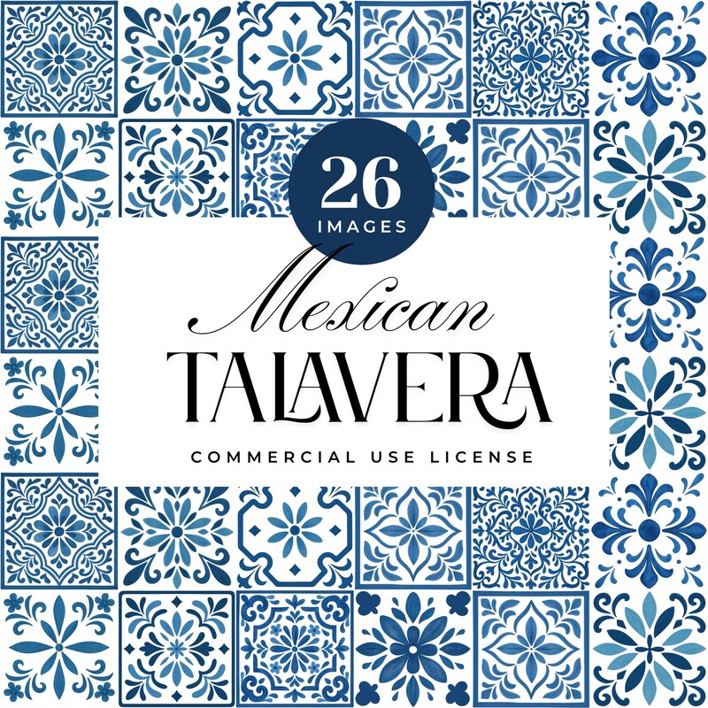 Talavera Tiles and Frame - Etsy