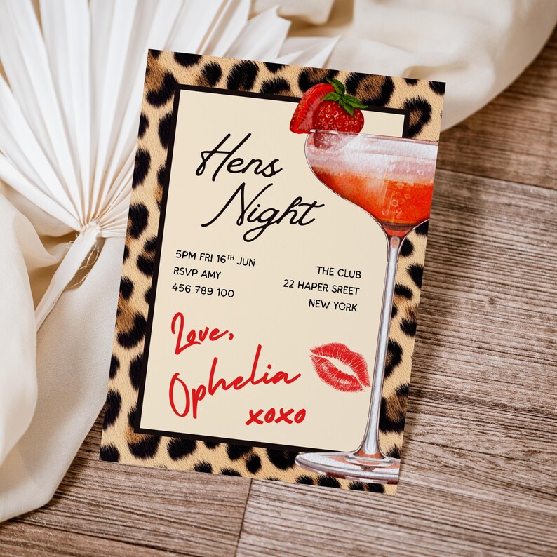 Girls Night Invitation | Hens Night & Bachelorette Party Invite ...