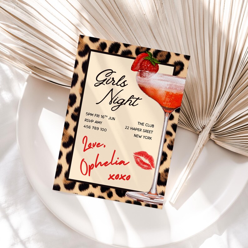 Girls Night Invitation | Hens Night & Bachelorette Party Invite ...