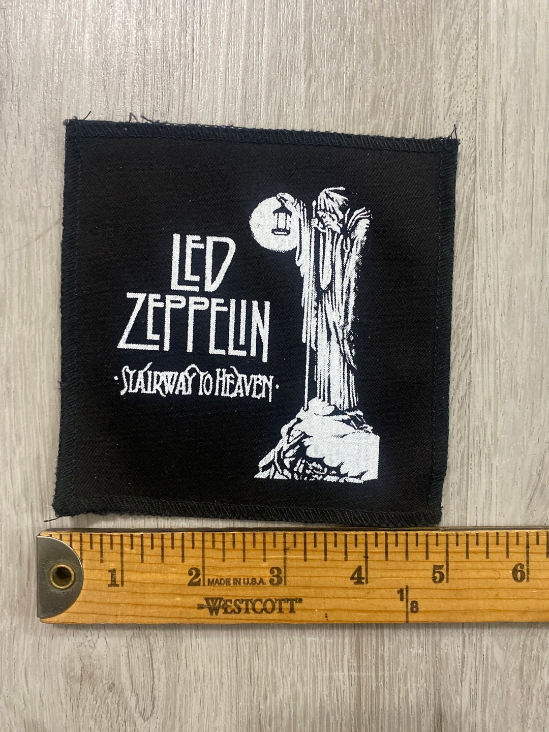 Led Zeppelin Stand Style Black and White Back Patch New. No Tags- Small ...