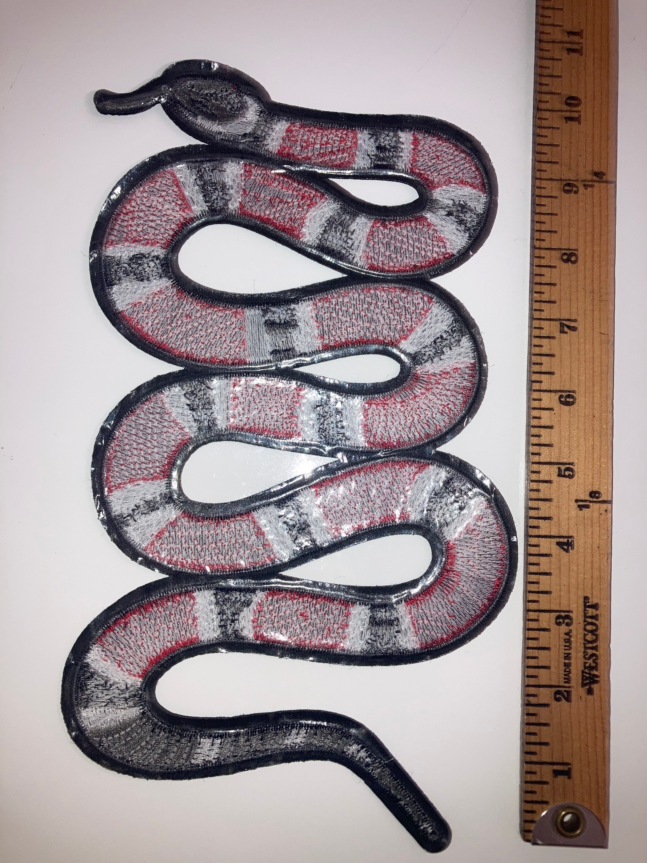 Large Snake Iron on Patch - Etsy