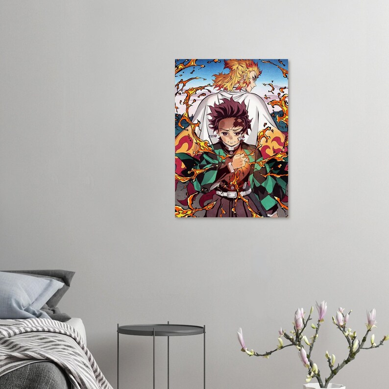 Rengoku & Tanjiro Museum-quality Matte Paper Poster (imperial) - Etsy