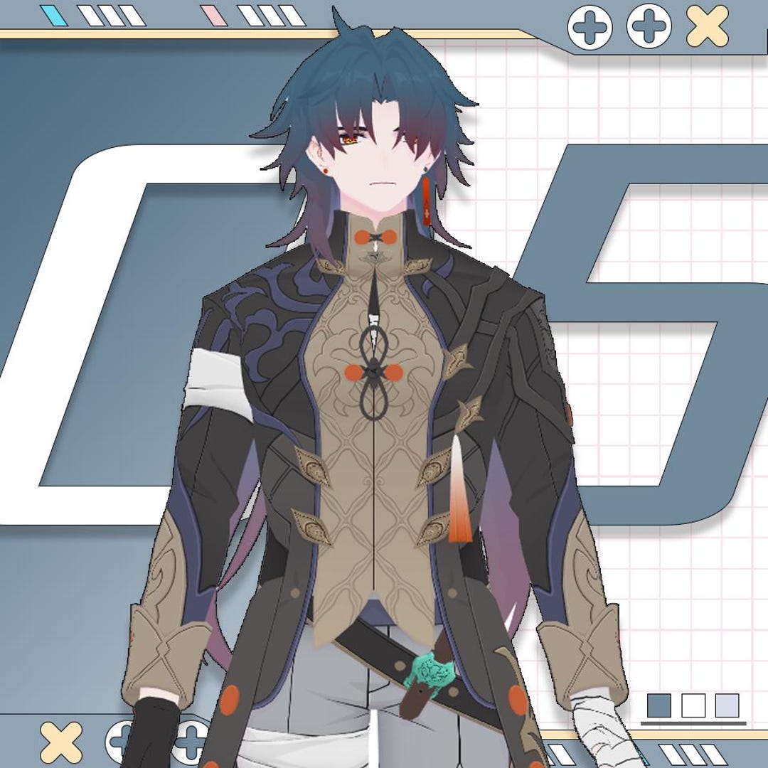 Premade Gamer Boy Vtuber Model: Fully Rigged Live2d VRM - Etsy