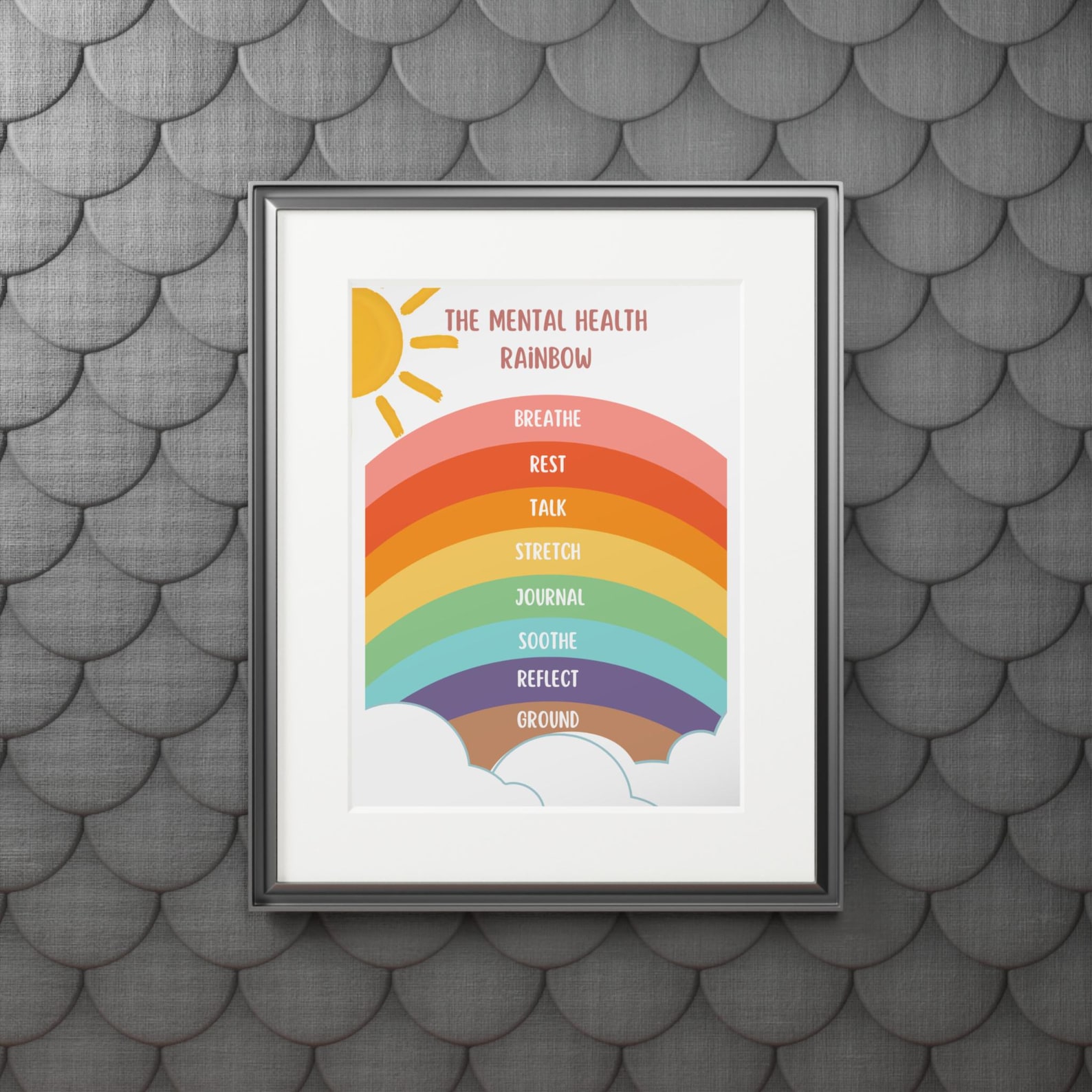 Mental Health Rainbow Poster Bundle: A3, A4, and A5 Sizes - Etsy