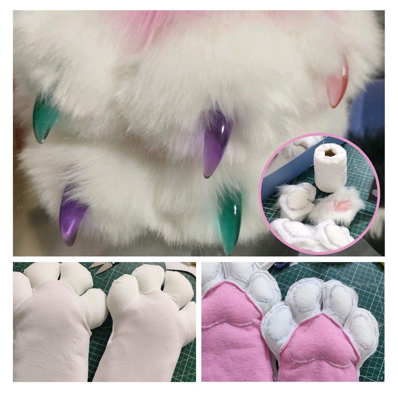 Cat Paws |costume Paws | Free Design | Customized Drawings | Furry ...