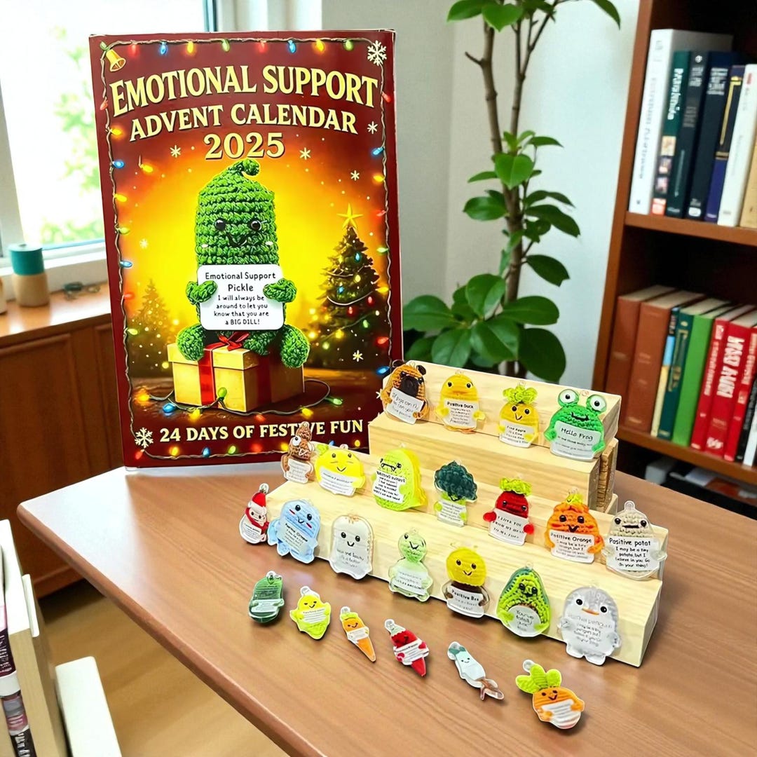 Advent Calendar Emotional Support 2025, 24 Day Christmas Countdown Cute ...