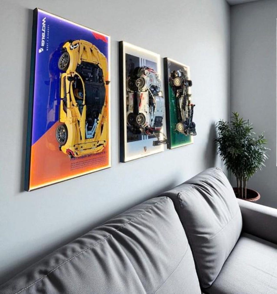Supercar LEGO Display Frame – With or Without LED Lighting | Unique ...