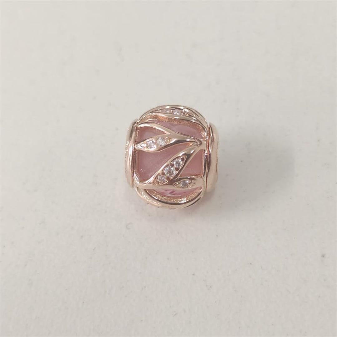 Pandora Rose Gold Bonds of Love Pink Essence Charm Ale - Etsy