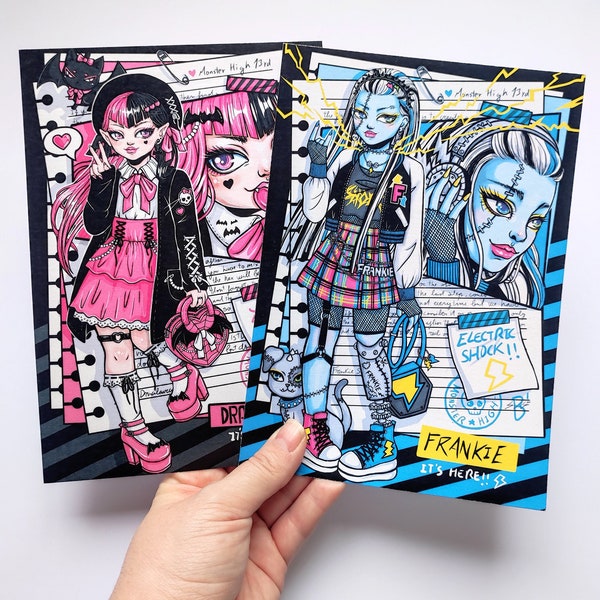 Monster High Draculaura Art - Etsy