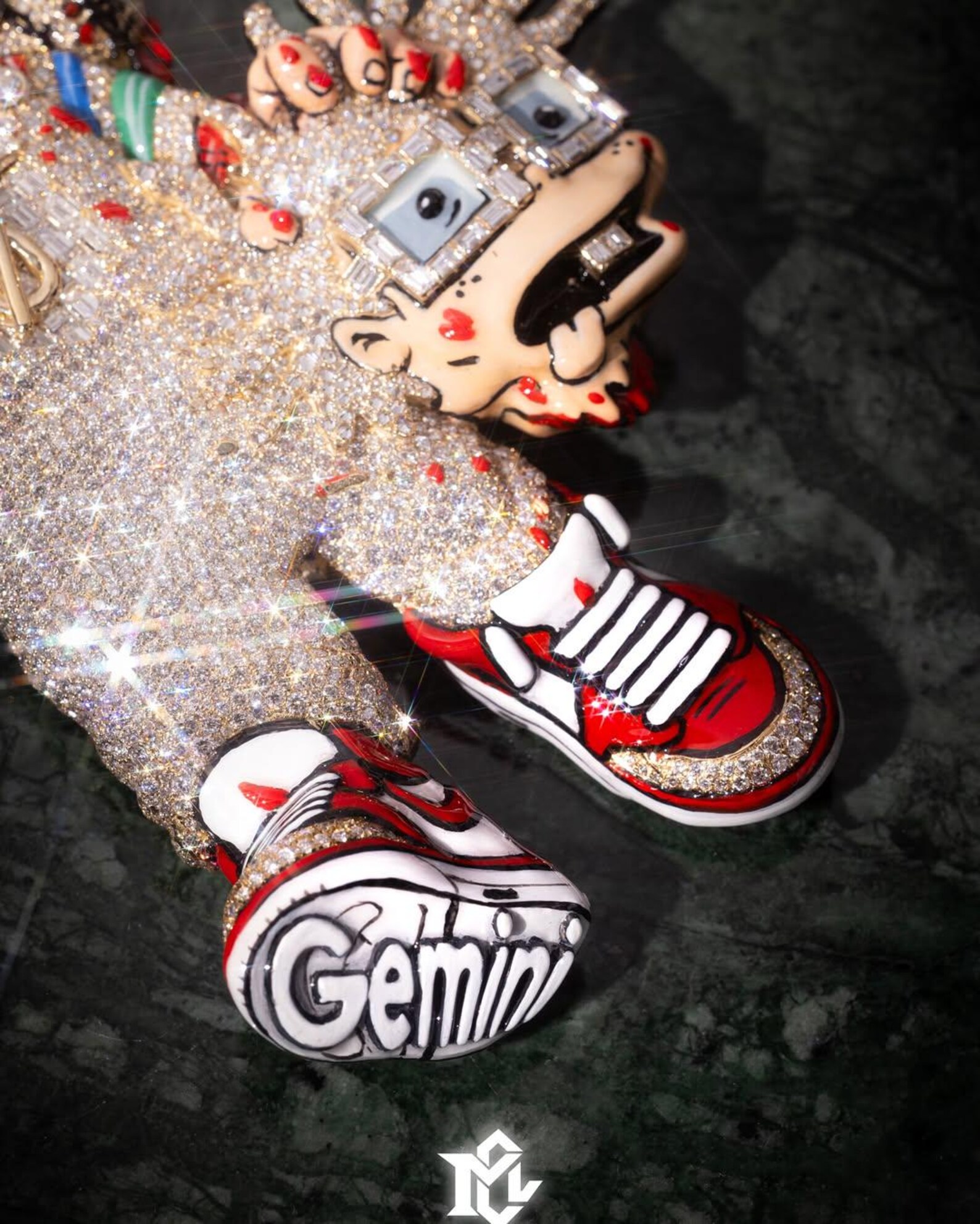 3D Chucky Pendant VVS Moissanite Diamond | Fully Iced Out Hip Hop ...