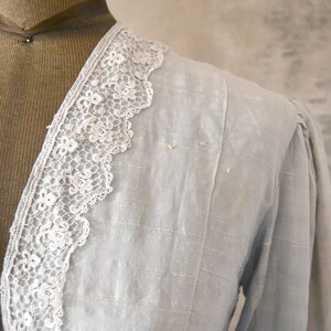 Pale Blue Edwardian Blouse Size S - Etsy